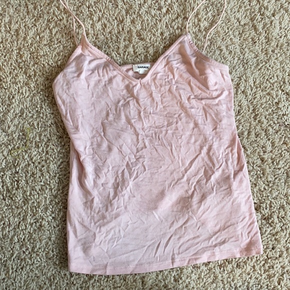Tops | Garage Pink Tank | Poshmark